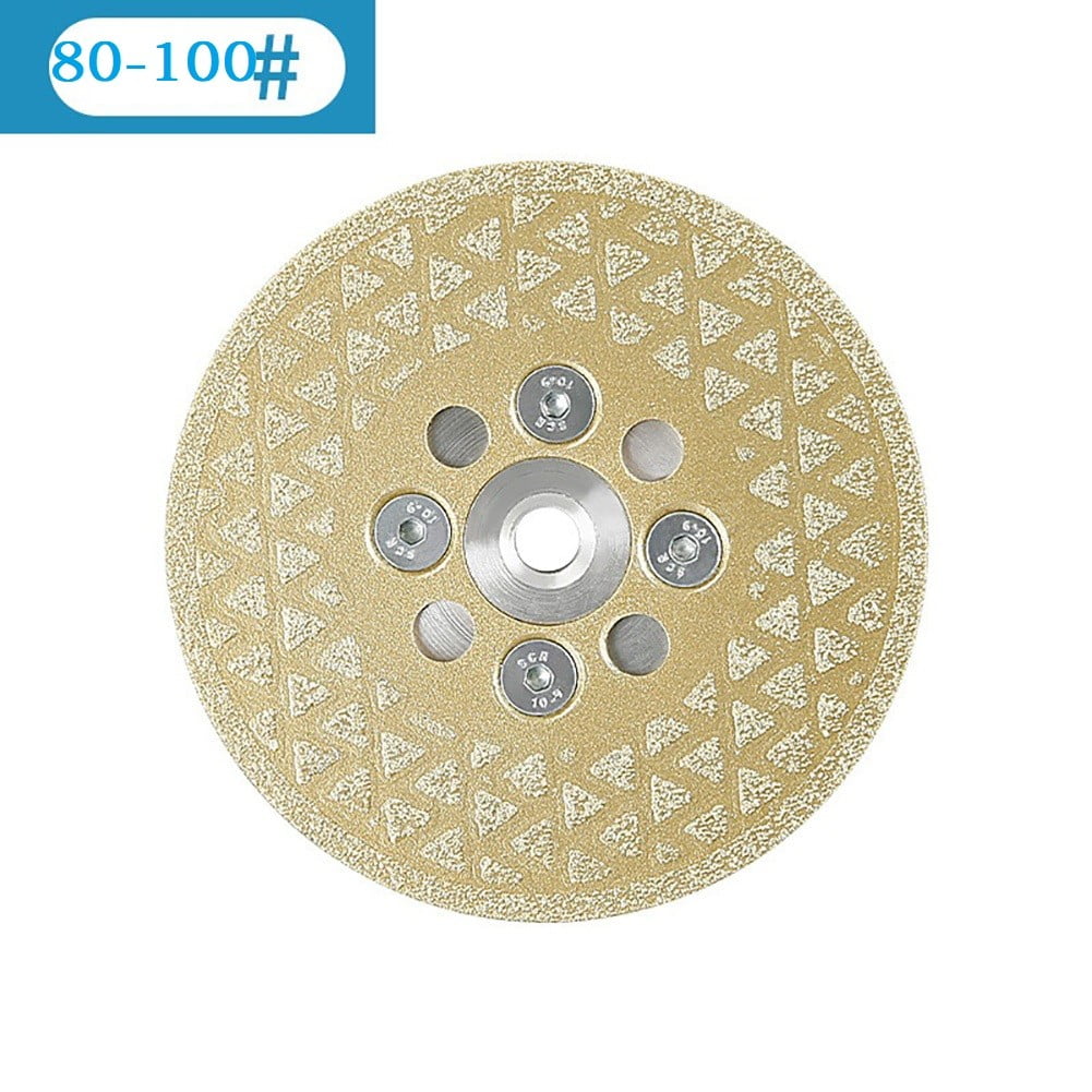 100mm M10 Double Sided Brazed Diamond Grinding Disc Cutting Wheel Saw ...