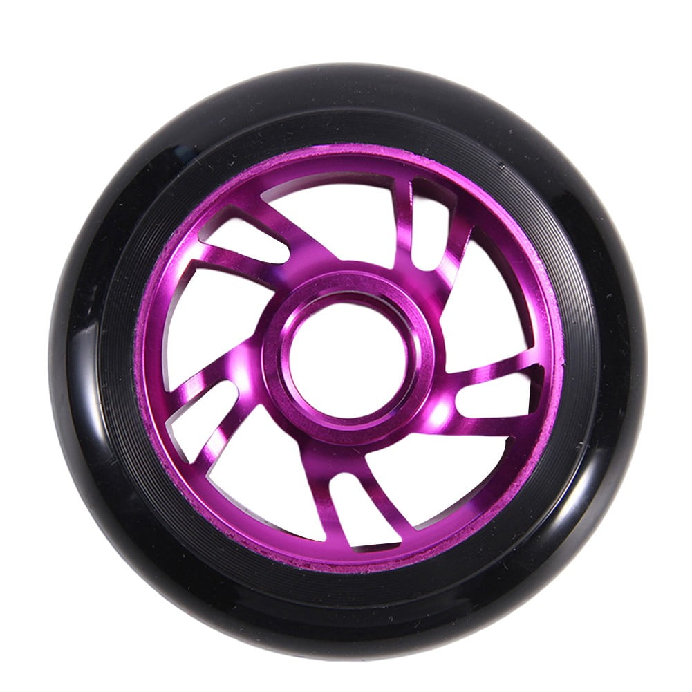 100Mm Pro Scooter Wheels With Bearings Aluminum Alloy Wheel Hub High ...