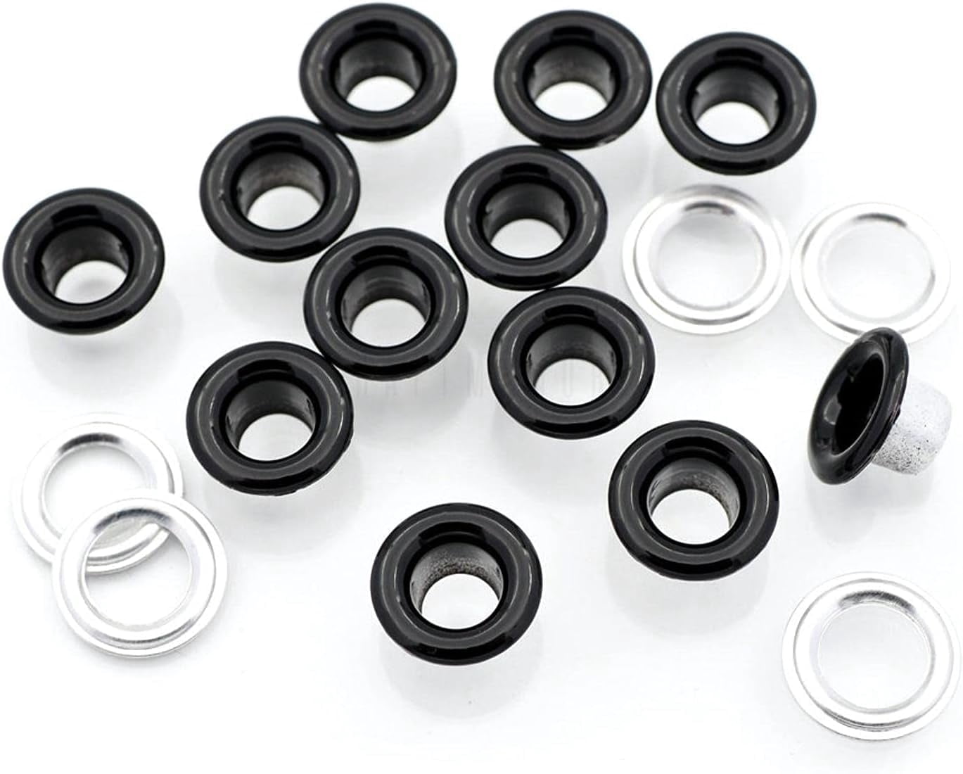 100pack 3/16" ID Colored Eyelets Grommets with Washers 5mm Aluminium ...