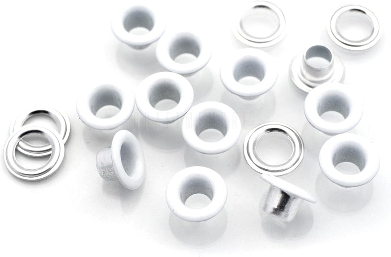 100pack 3/16" ID Colored Eyelets Grommets with Washers 5mm Aluminium ...