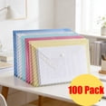100pc A4 Clear File Folders for school students teachers Plastic ...