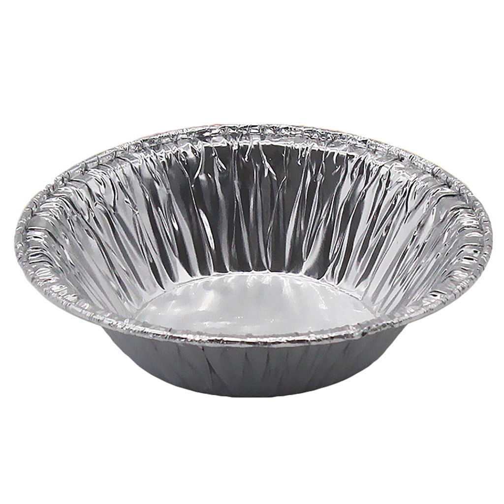 100pc Disposable Baking Tin Foil Cake Cup, 2.8inch Cake Pastry Baking ...