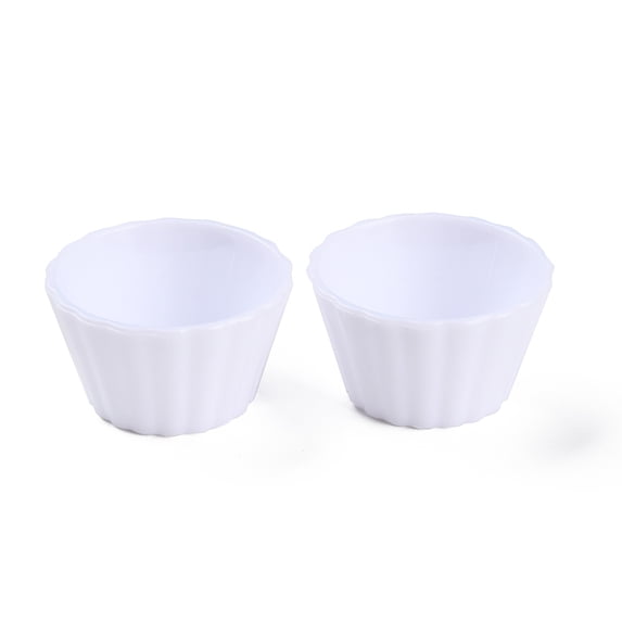 100pc Mini Plastic Simulated Egg Tart Cup Miniature Landscape Kitchen ...