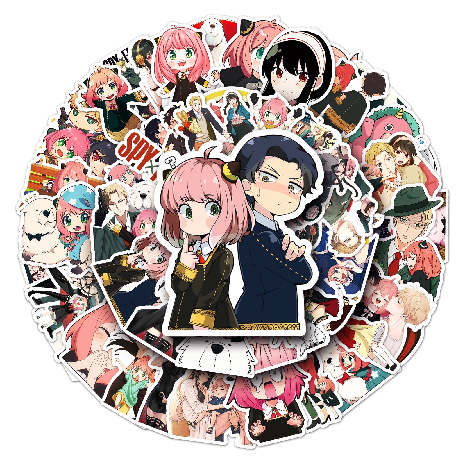100pc SPY Stickers，Cartoon Waterproof Sticker for Laptop，Anime Vinyl ...