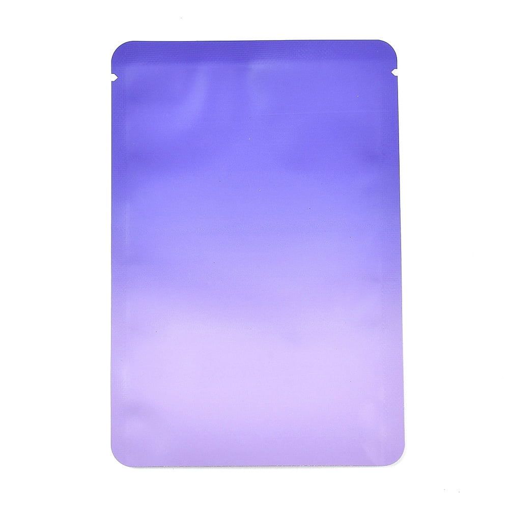 100pc Two Tone Rectangle Plastic Zip Lock Gift Bags Resealable Bags ...