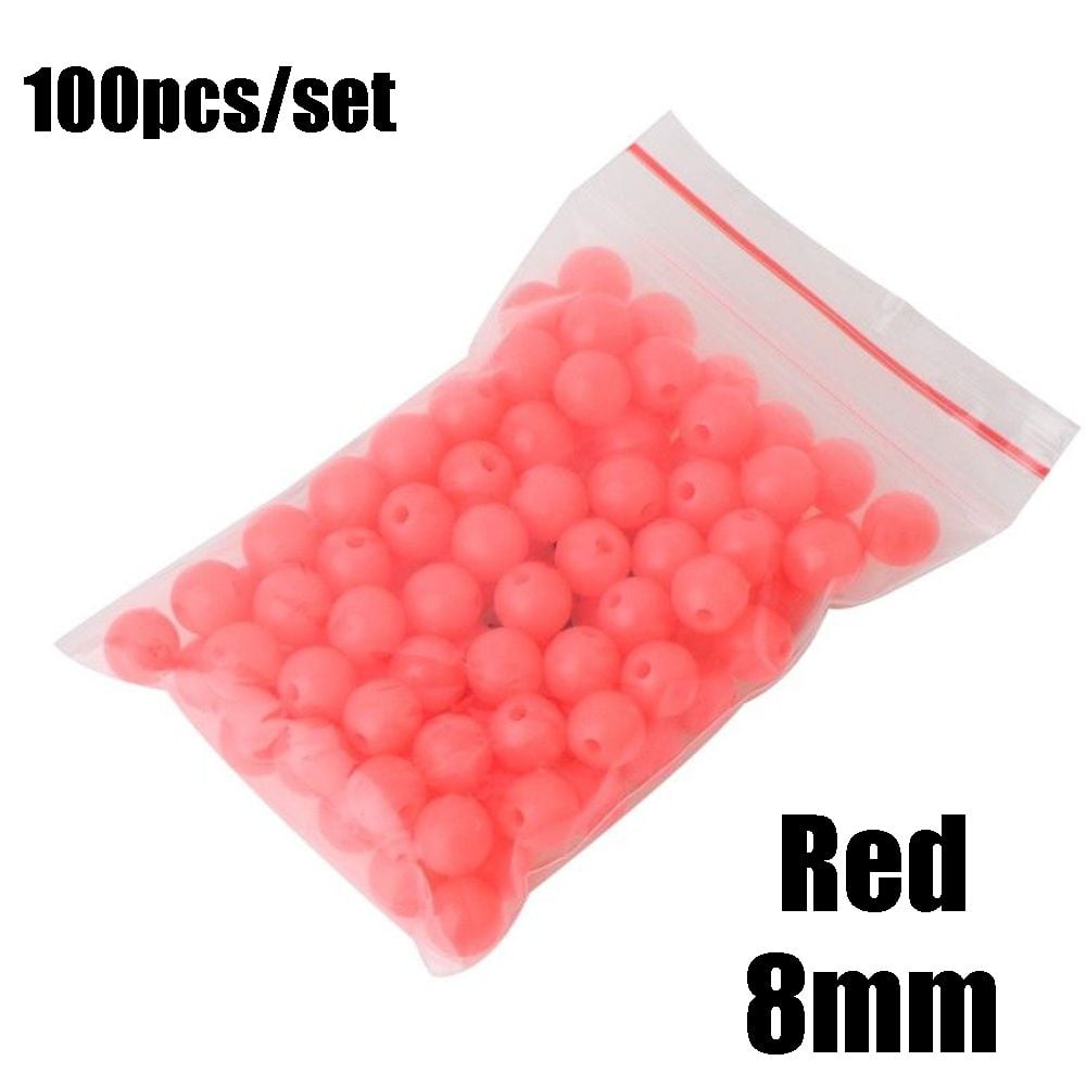 100pc/bag High Quality Plastic Sea 4/5/6/8mm Stoppers Glowing Balls ...
