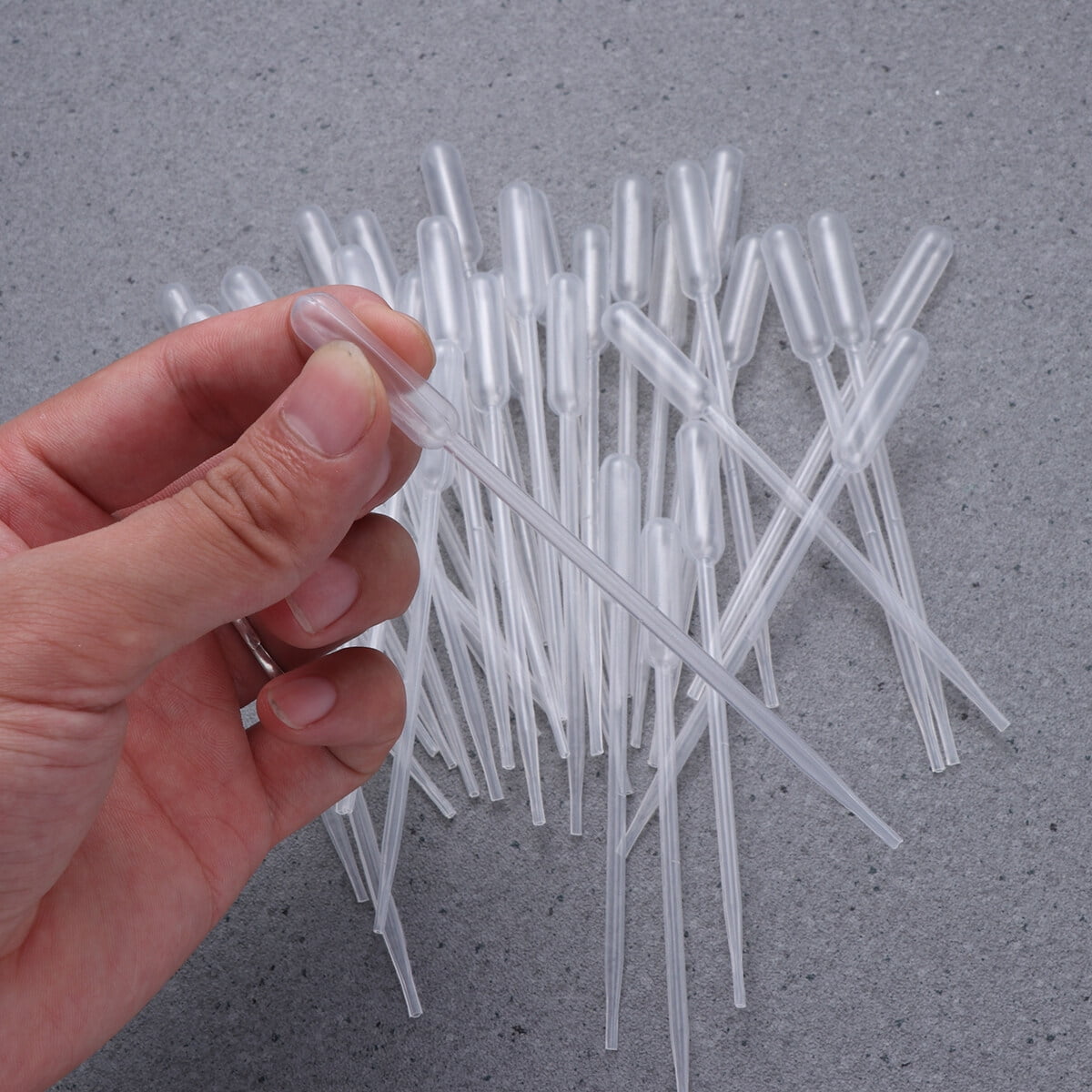 100pcs 0.5ml Disposable Plastic Transfer Pipette Graduated Droppers ...