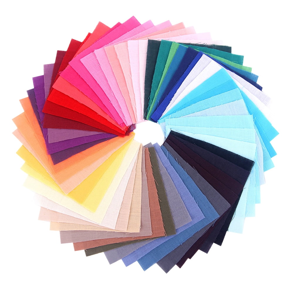 100pcs 10x10cm DIY Handmade Patchwork Cotton Fabrics Cloth Materials ...