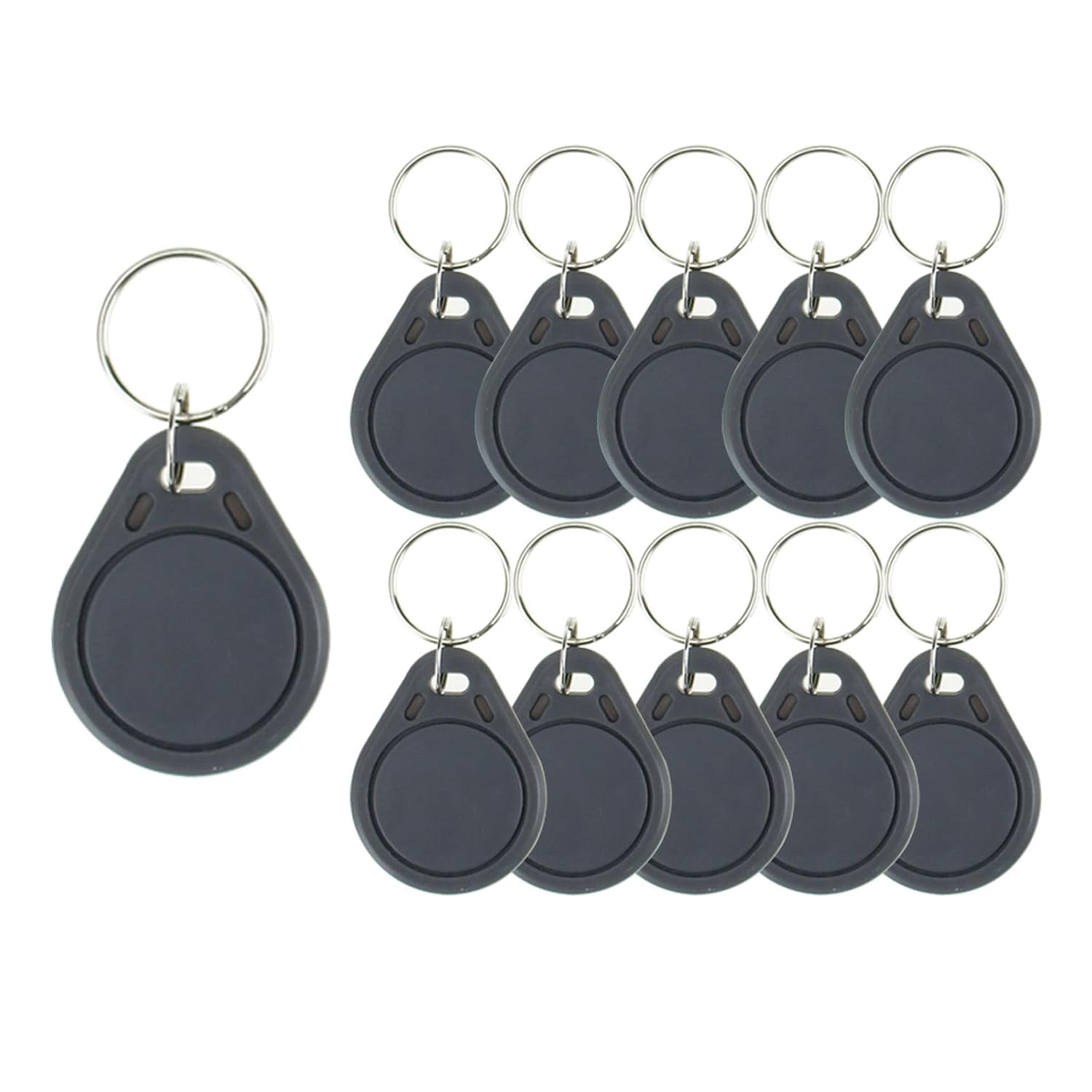 100pcs 13.56MHz IC RFID Keyfob,RFID,ISO14443A M-FA-RE Classic 1K Tag ...