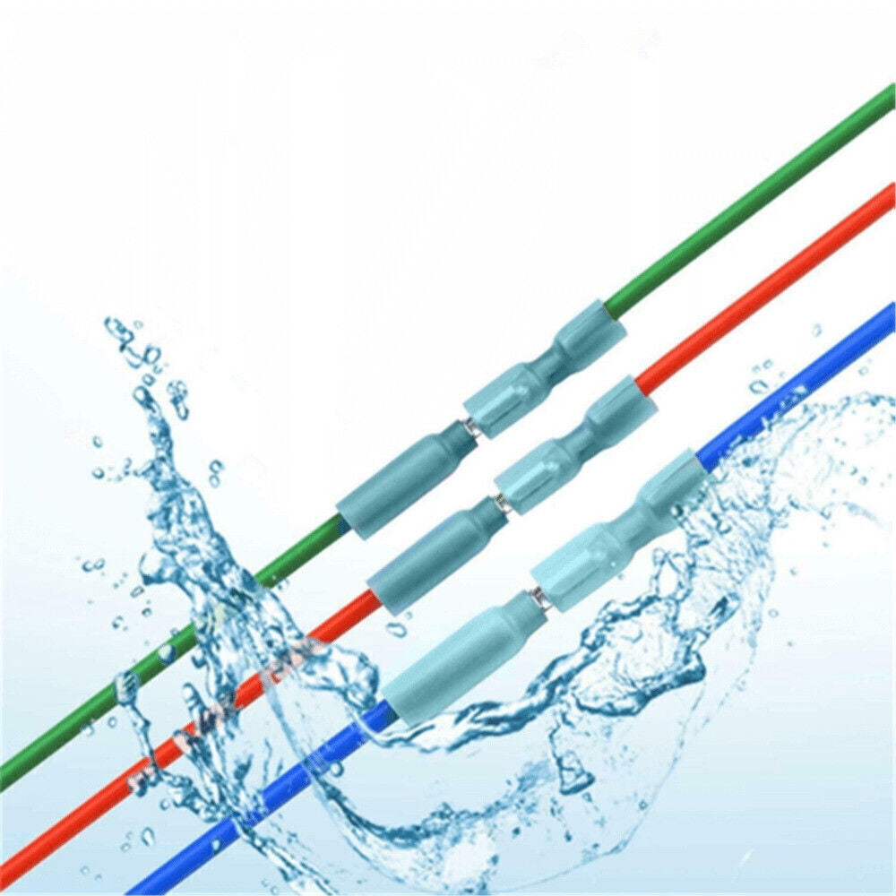 100pcs 16-14 AWG Heat Shrink Bullet Wire Connectors Female Male Crimp ...