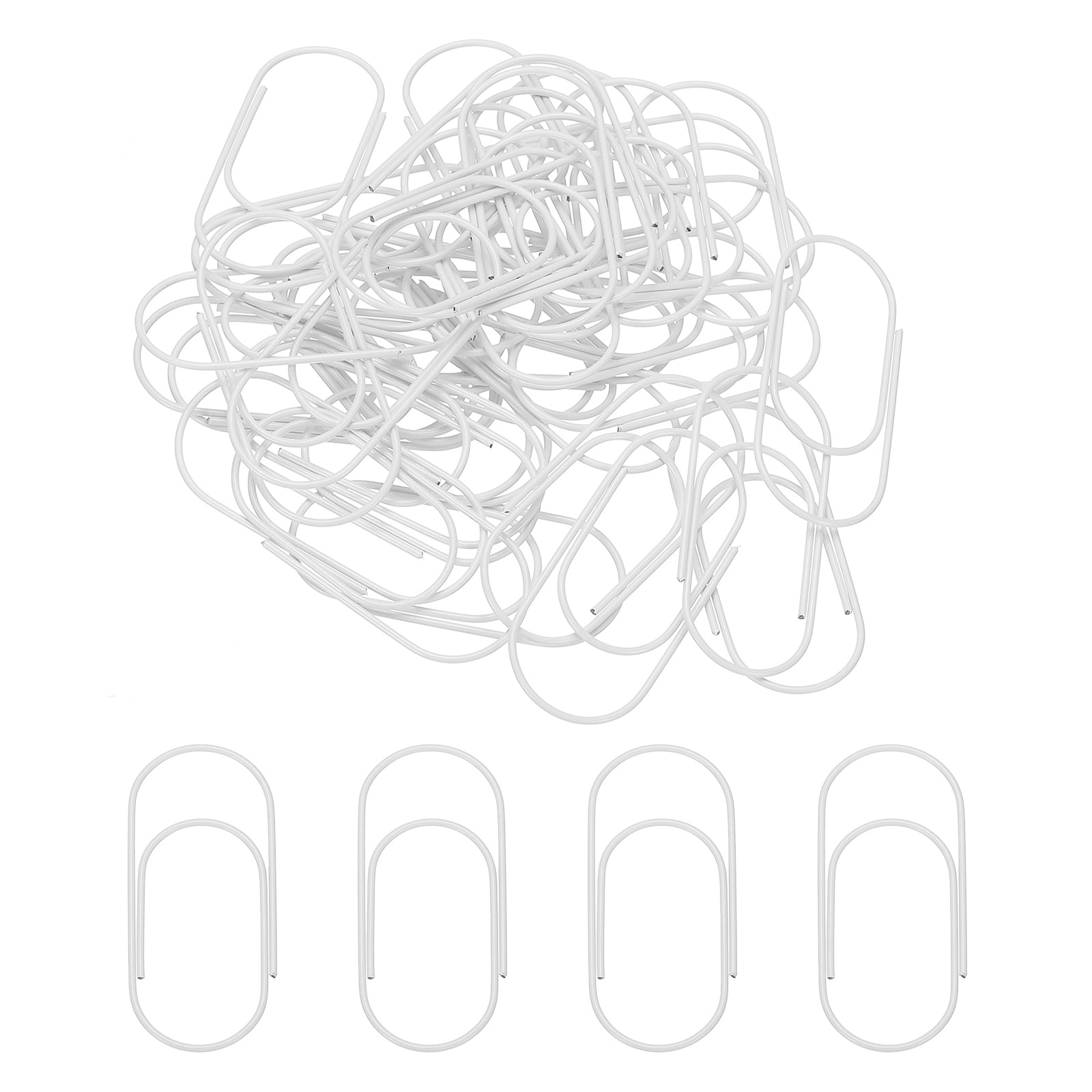 100pcs 2inch Paper Clip, 50mm Large Paper Clip Medium Cute Huge Metal ...