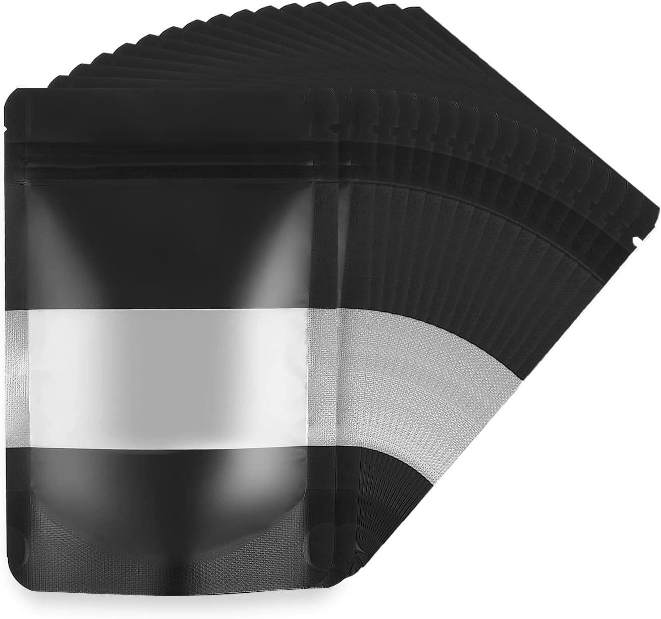 100pcs 3.5 Mylar Bags for Food Storage 4x6 inches Heat Resealable ...