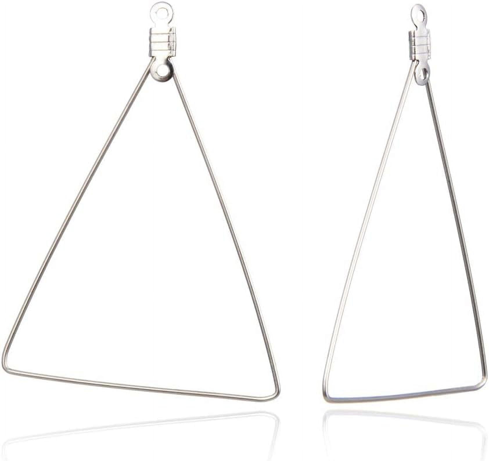 100pcs 304 Grade Surgical Stainless Steel Hypoallergenic Triangle ...