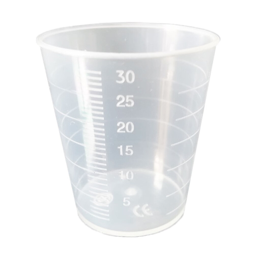 Raindrops Graduated Measuring Cups Plastic Transparent 100Set 1.6x1.4x1 ...