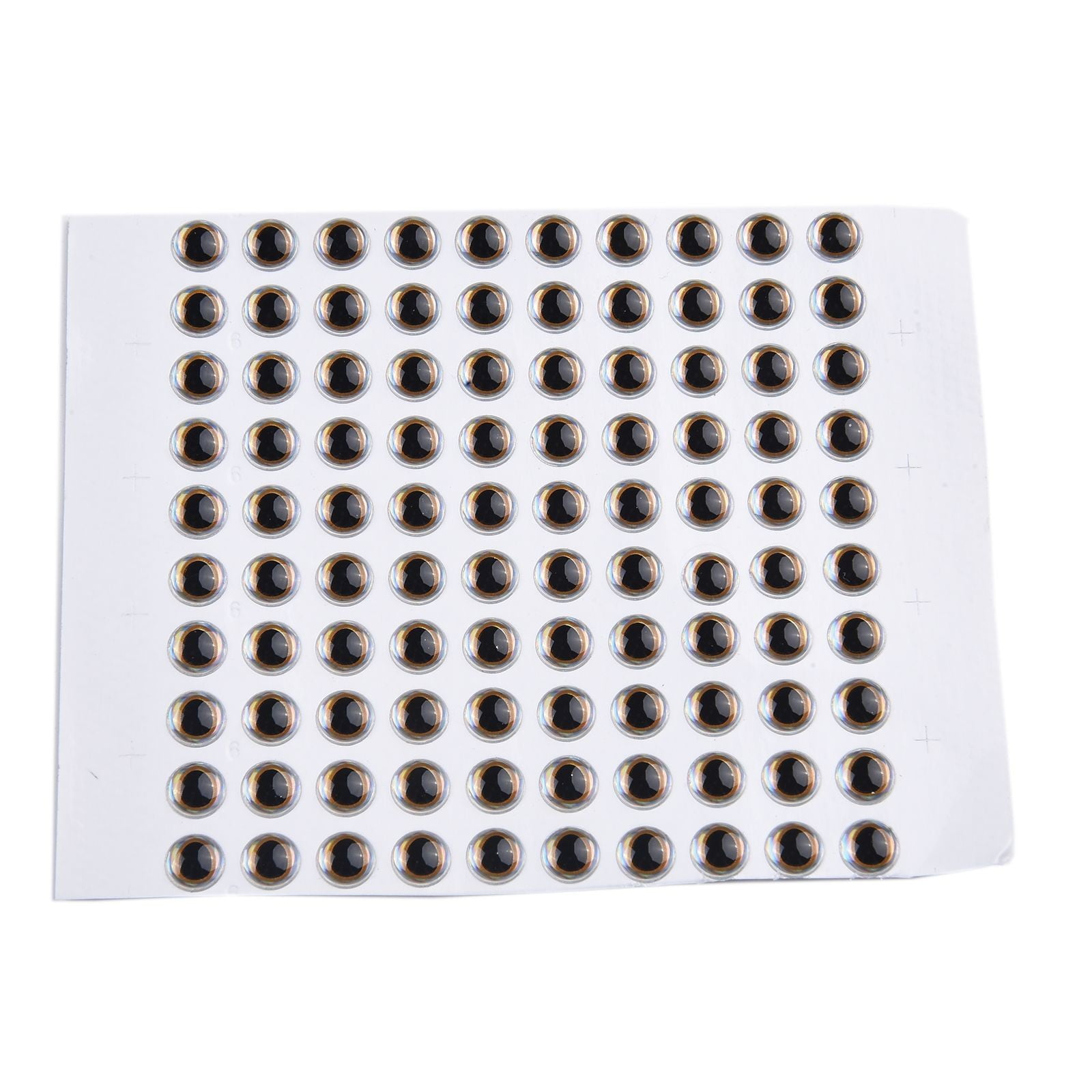 100pcs 3D-Holographic Fishing Lure Eyes With Self-Adhesive- Backing ...