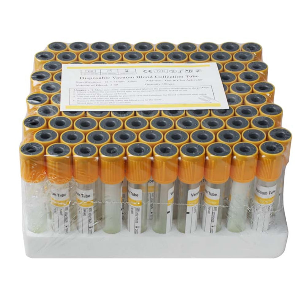 100pcs 3mL Vacuum Blood Collection Tubes Glass Blood Philippines | Ubuy