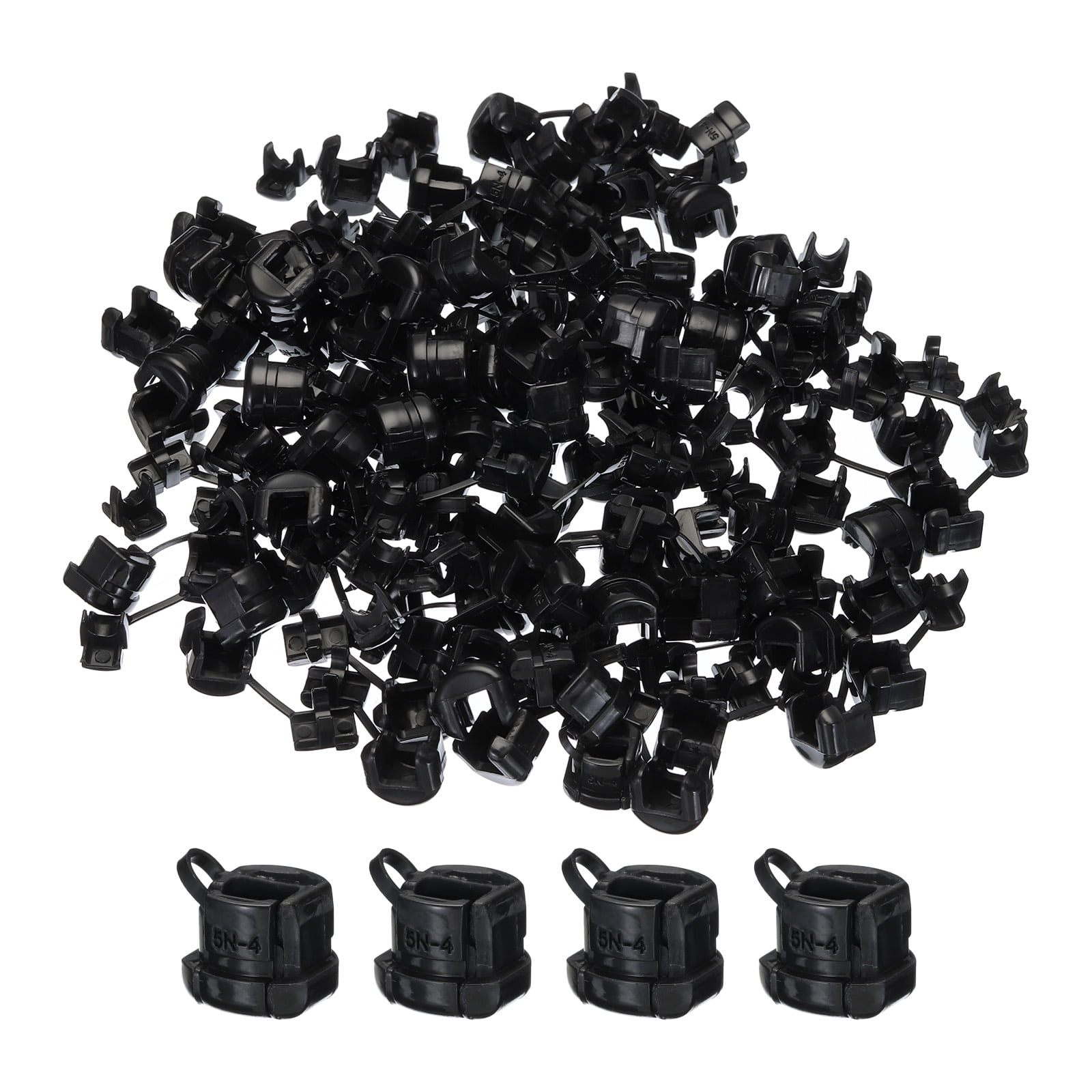 100pcs 4-5mm Strain Relief Cord Connector Cable Bushing Boot Sleeve for ...