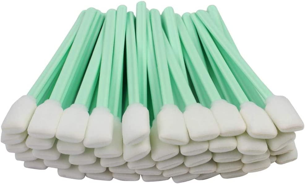 100pcs 5.11" Foam Swabs, Cleaning Swab，for Solvent Format Inkjet ...