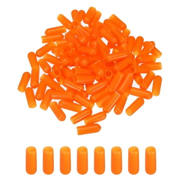 Uxcell 1.34'' Vinyl Round Caps Cover Screw Thread Protector Rubber ...