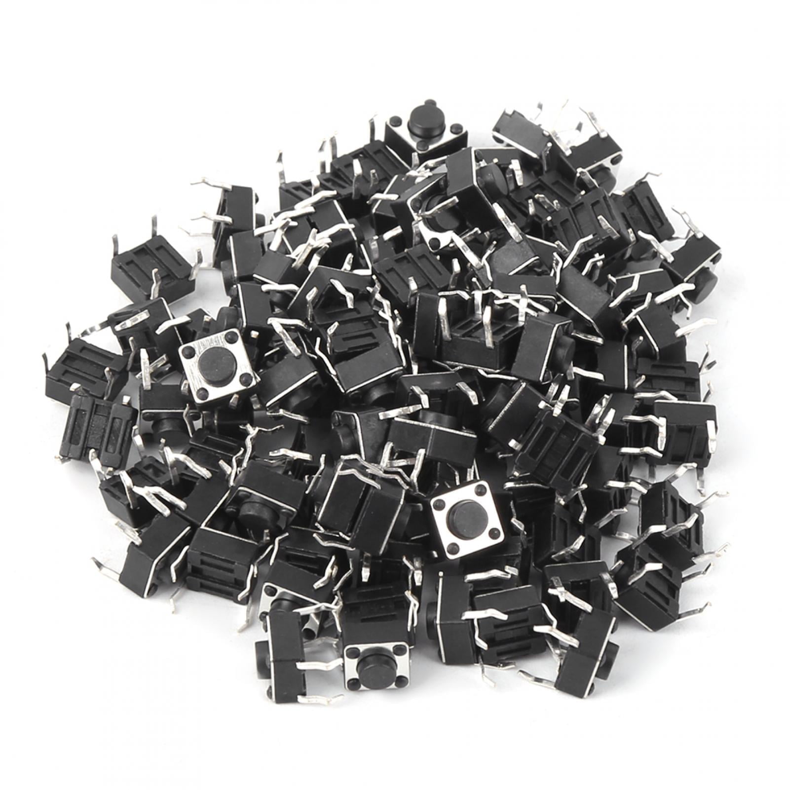 100pcs 6x6x4.3mm Mini Micro Momentary Tactile Push Button Switch ...