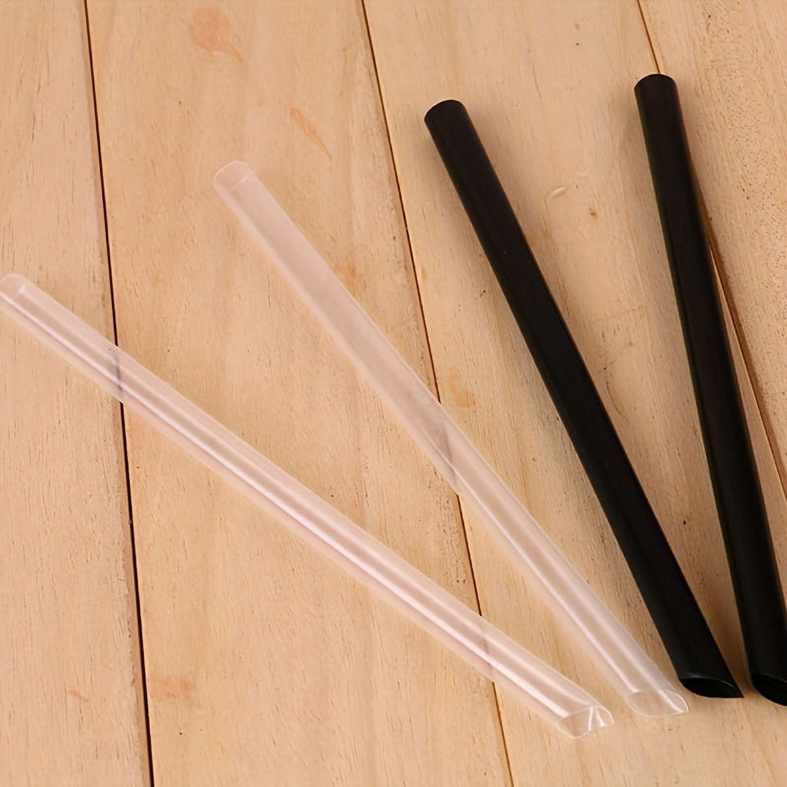 "100pcs 7.5"" Jumbo Milkshake Straws for Boba, Milktea, Smoothie ...