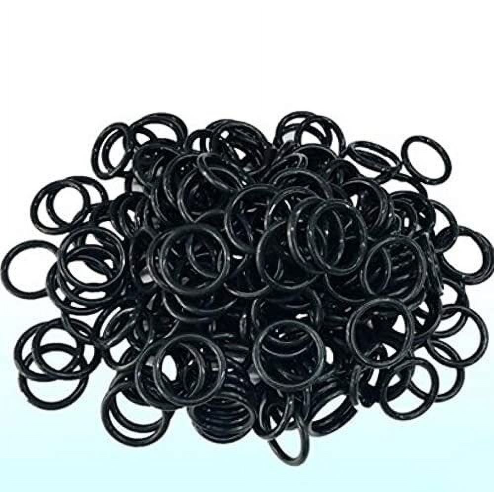 100pcs 7mm-40mm OD O-Ring Seal Ring Round Rubber Seal Nitrile Butadiene ...