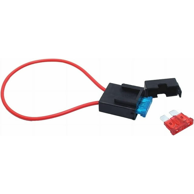 100pcs ATC Fuse Holder in-line AWG Wire Copper 12V 24V Power Blade with ...