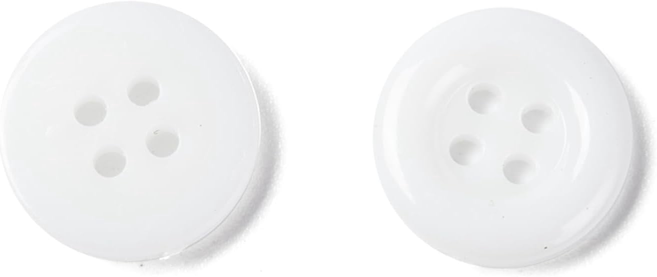 100pcs Acrylic Buttons Plastic Sewing Buttons for Costume Design 4-Hole ...