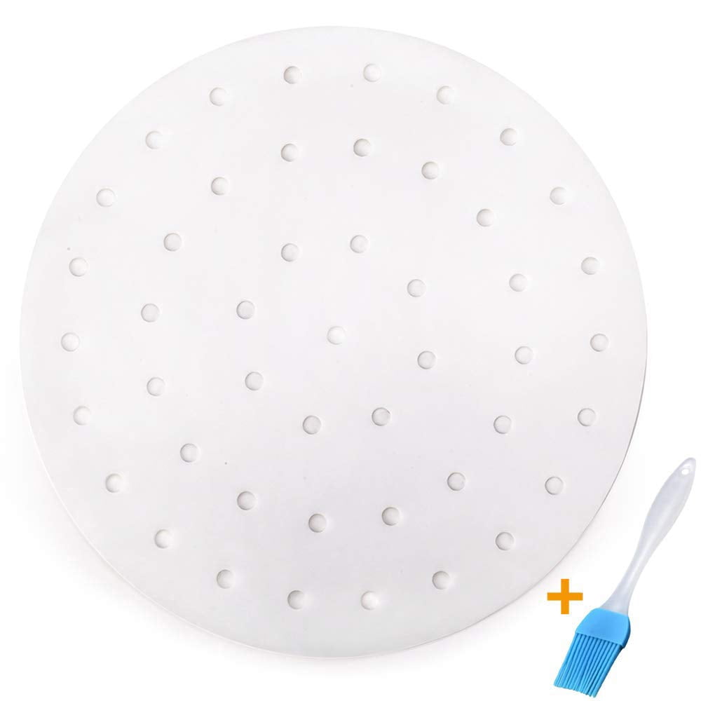 100pcs Air Fryer Liners, 9 Inch Round Parchment Paper Sheets, Non Stick ...