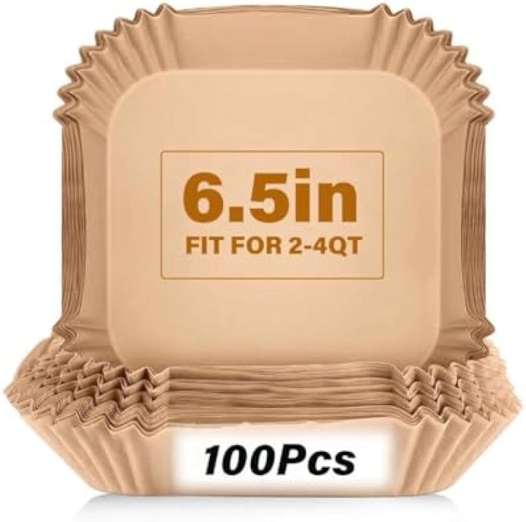 100pcs Air Fryer Liners Disposable, Parchment Paper Sheets, Air Fryer ...