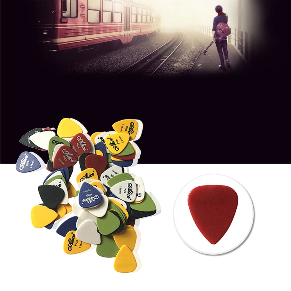 100pcs Alice Single/ Multi Thickness Guitar Picks Plectrum Assorted ...