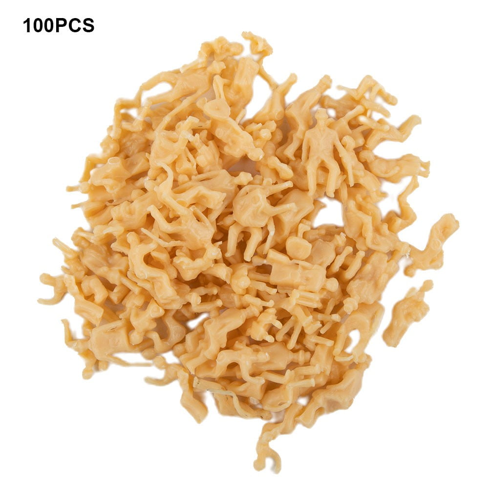 100pcs All Seated Figures 3cm Unpainted People Model Railway - Walmart.com