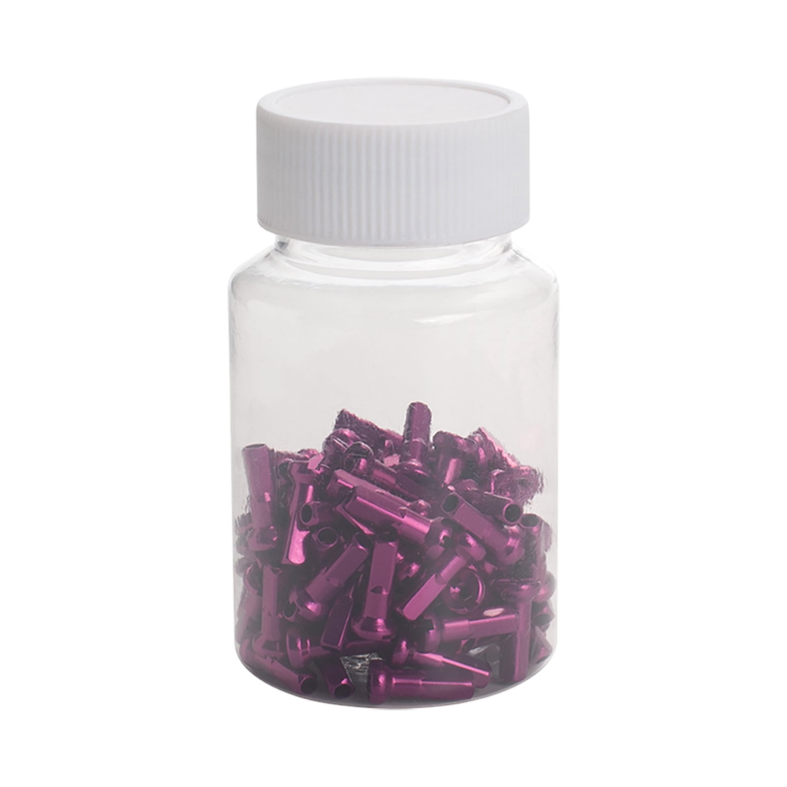 100pcs Aluminum Alloy Spoke CNC Anodized 14G 14mm Road Wheel Caps E ...