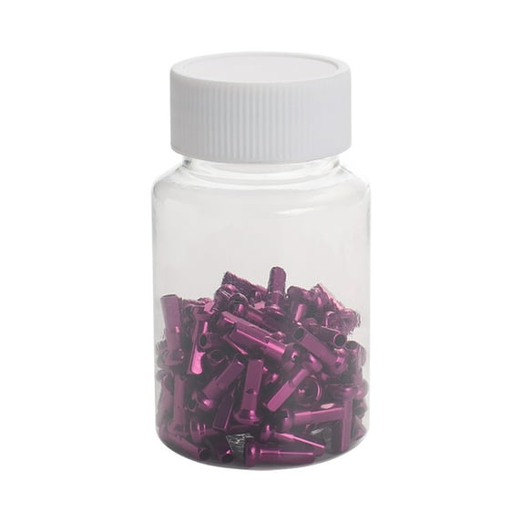 100pcs Aluminum Alloy Spoke CNC Anodized 14G 14mm Road Wheel Caps E ...