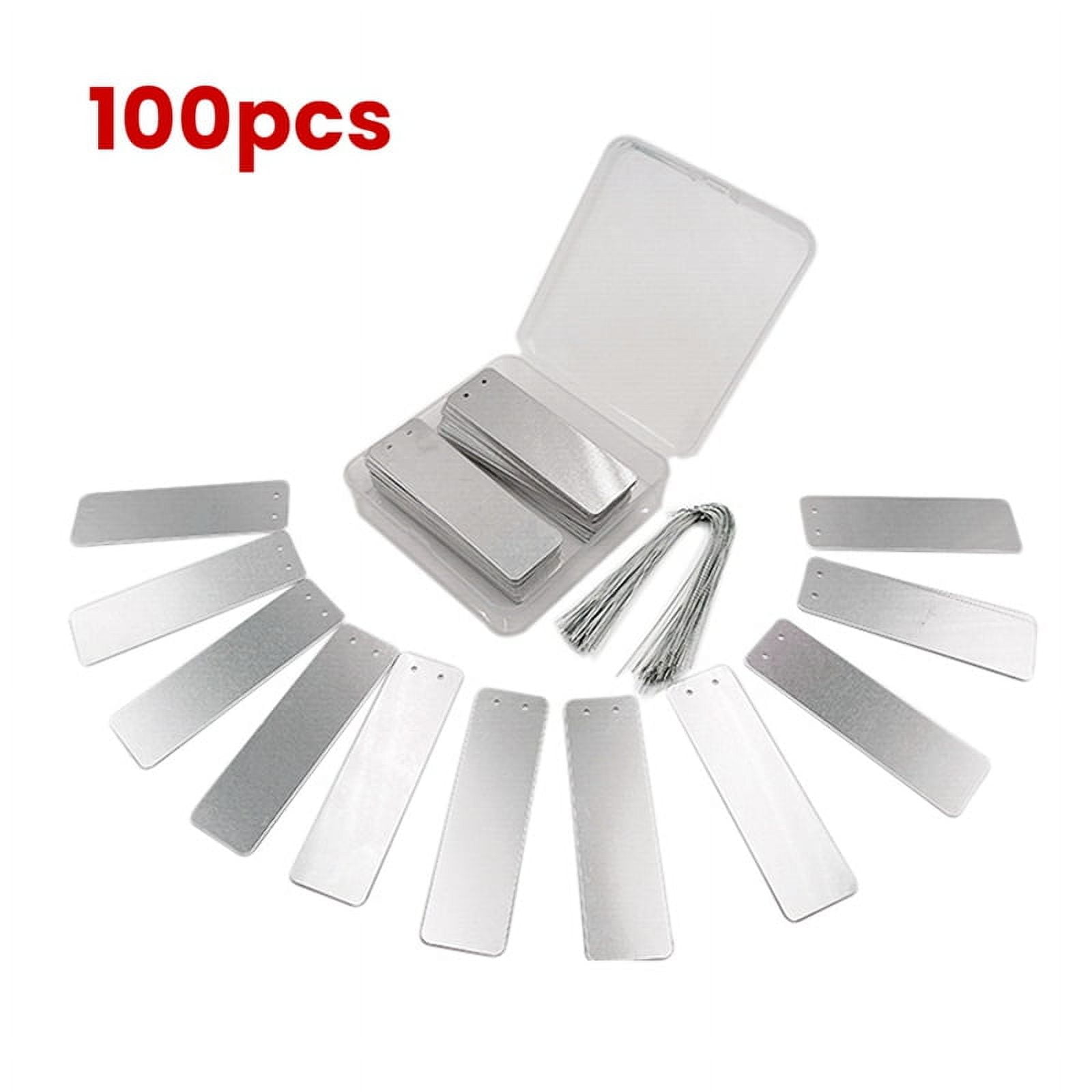 100pcs Aluminum Plant Labels, Metal Plant Tags, Tree ID Tags Plant ...