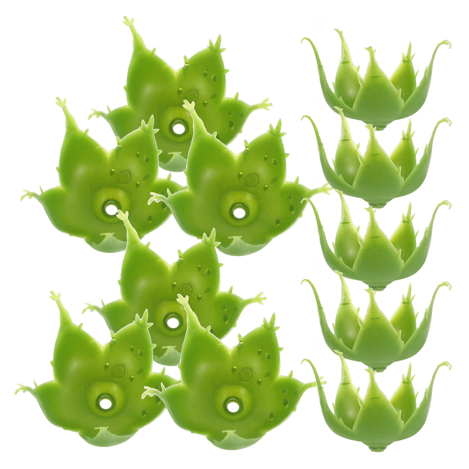 Artificial Flower Calyxes Set with Plastic Green Ribbon for Decor and ...