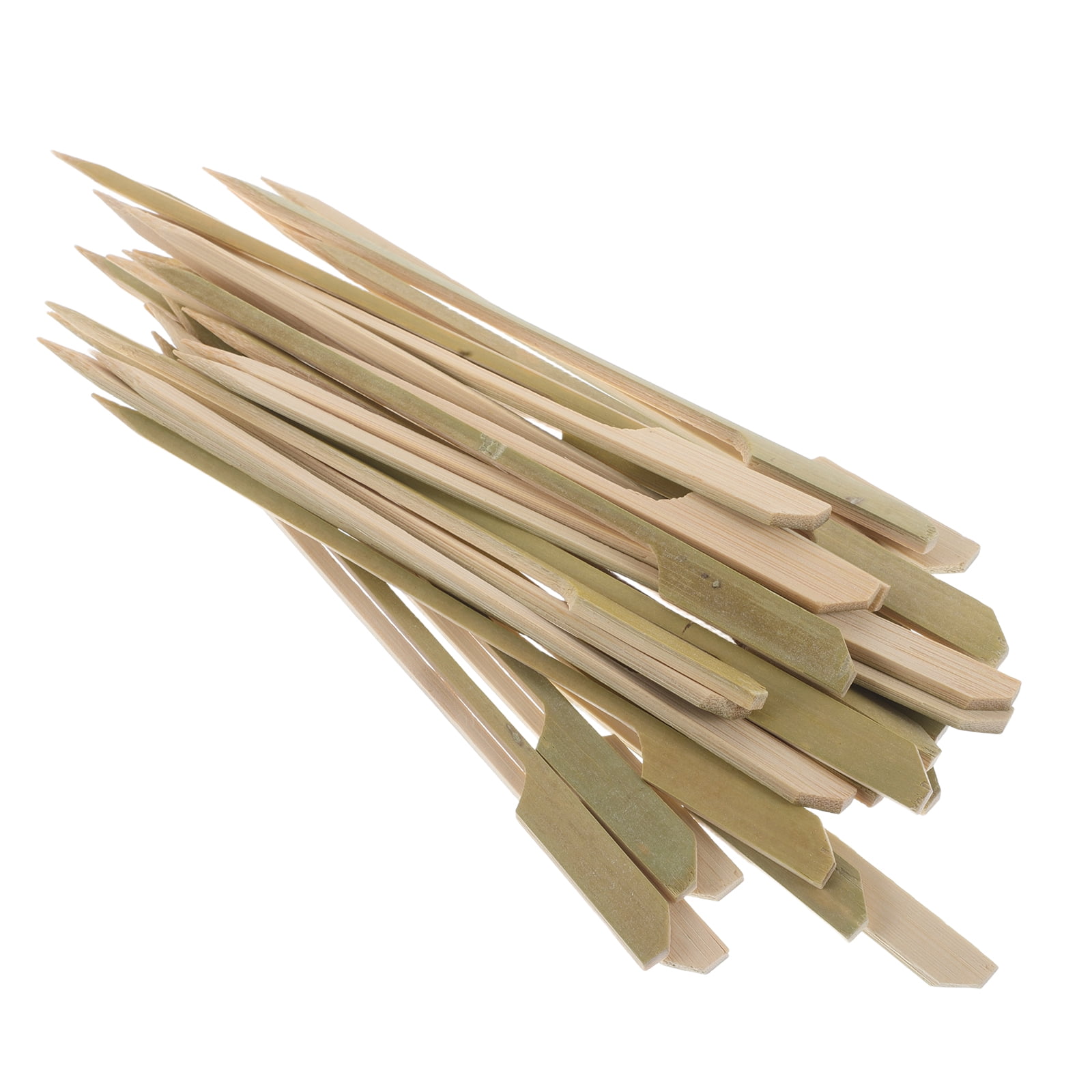 100pcs Barbecue Skewers Bamboo Fruit Commercial Skewers Portable ...