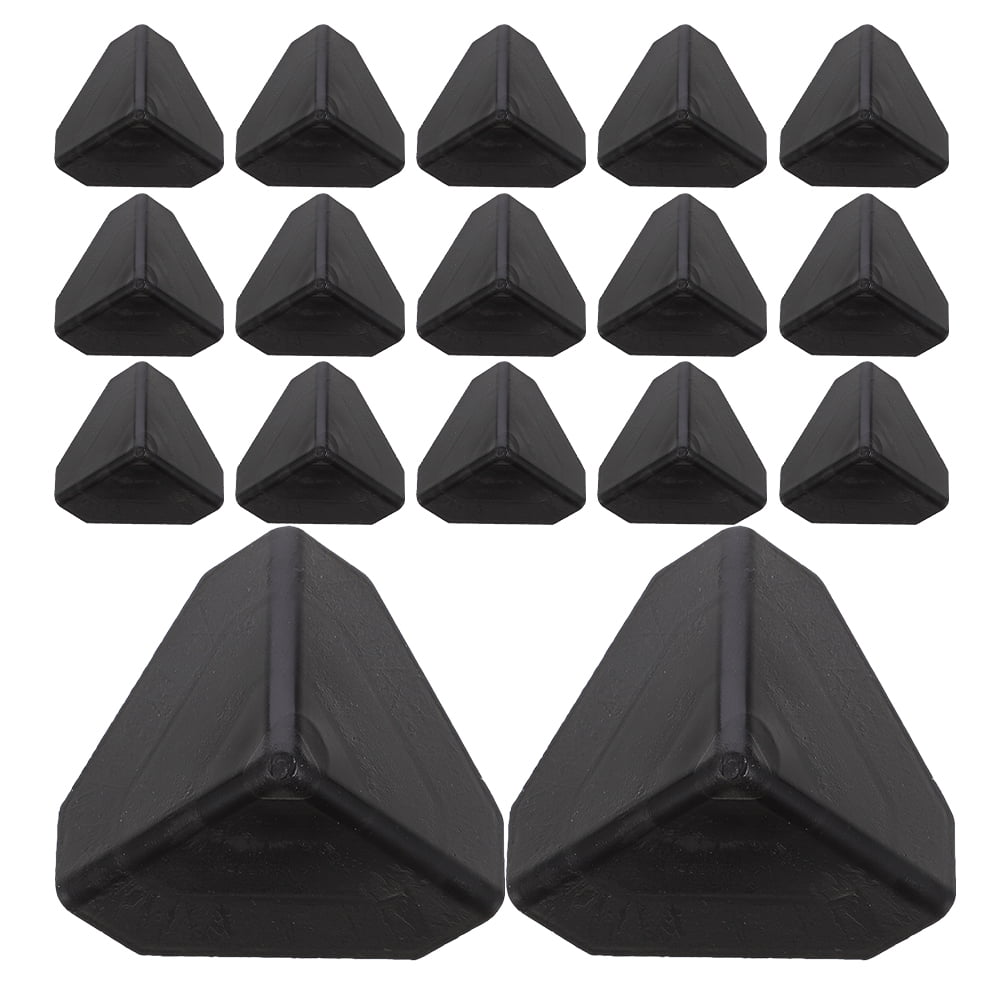 100pcs Black PP Triangle Design Corner Protectors for Shipping and ...