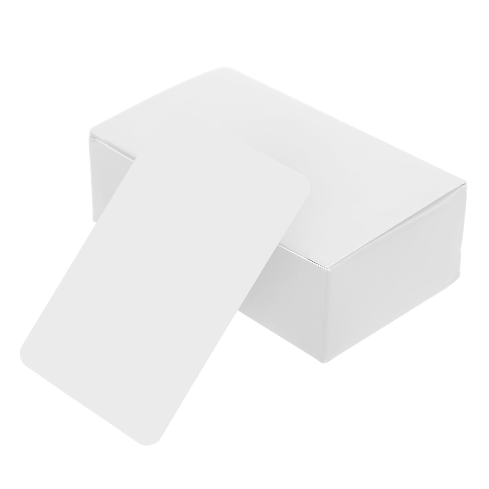 100pcs Blank Index Cards With Rounded Corners For Flash Cards Business ...