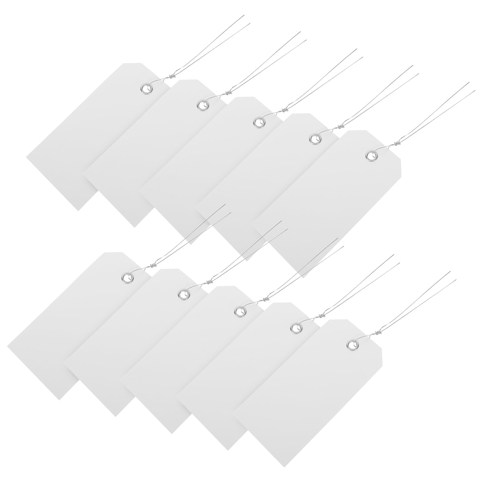 WASHWEPE Shipping Tags White 100Pcs 4.7X2.4In - Walmart.com