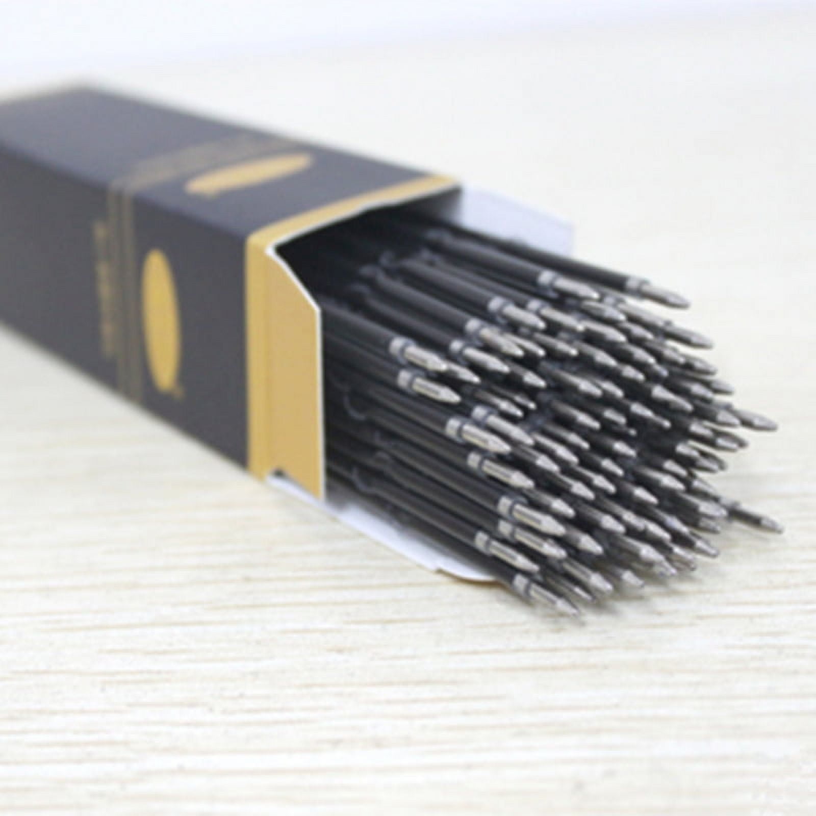 100pcs Blue Beadable Pen Refills Precision 0.7 mm Ballpoint Plastic Ink ...