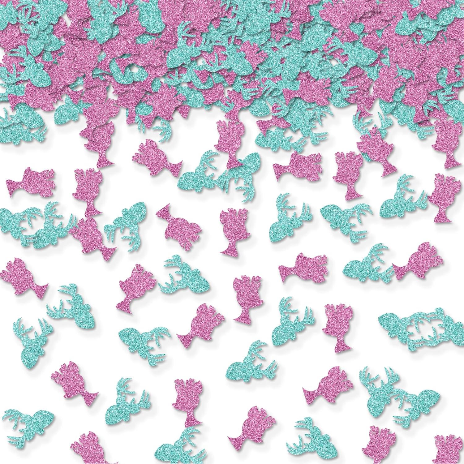 100pcs Buck or Doe Confetti, Gender Reveal Table Confetti, Deer Boy or ...