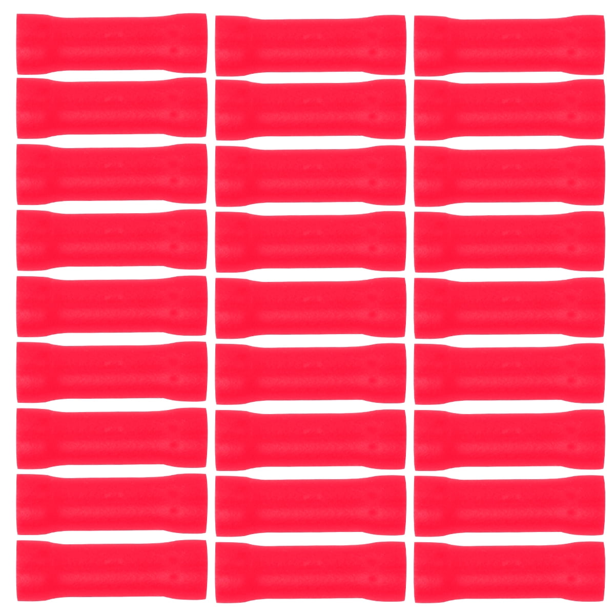 100pcs Butt Splice Crimp Connectors Insulated Electrical 22-16AWG Wire ...