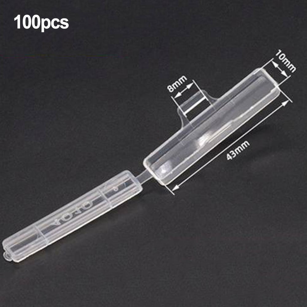 100pcs Cable Labels with Cable Ties, Cable Marking Box Transparent ...