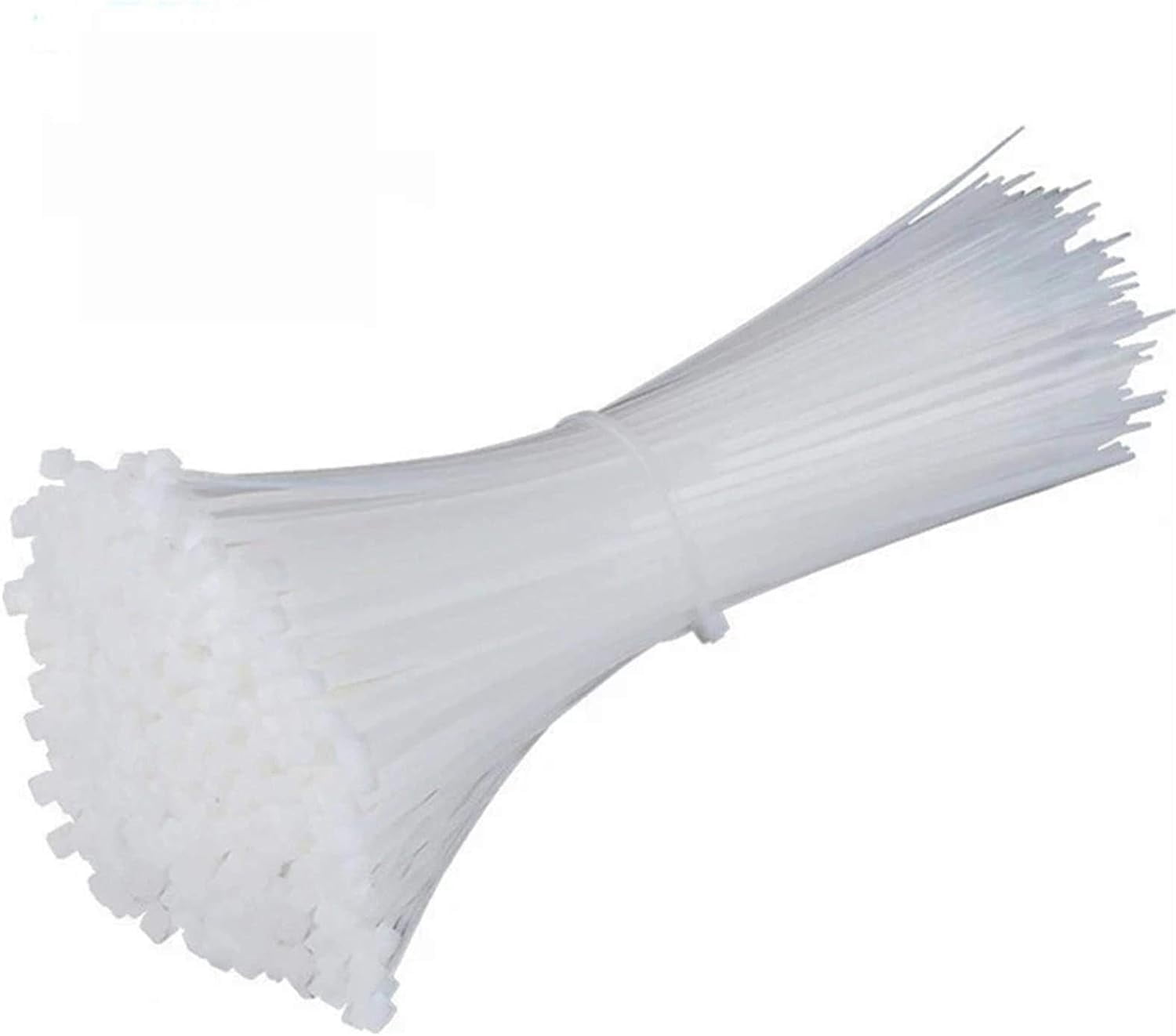 100pcs Cable Ties,Wire Zip Tie,White Black Self-Locking Plastic Nylon ...