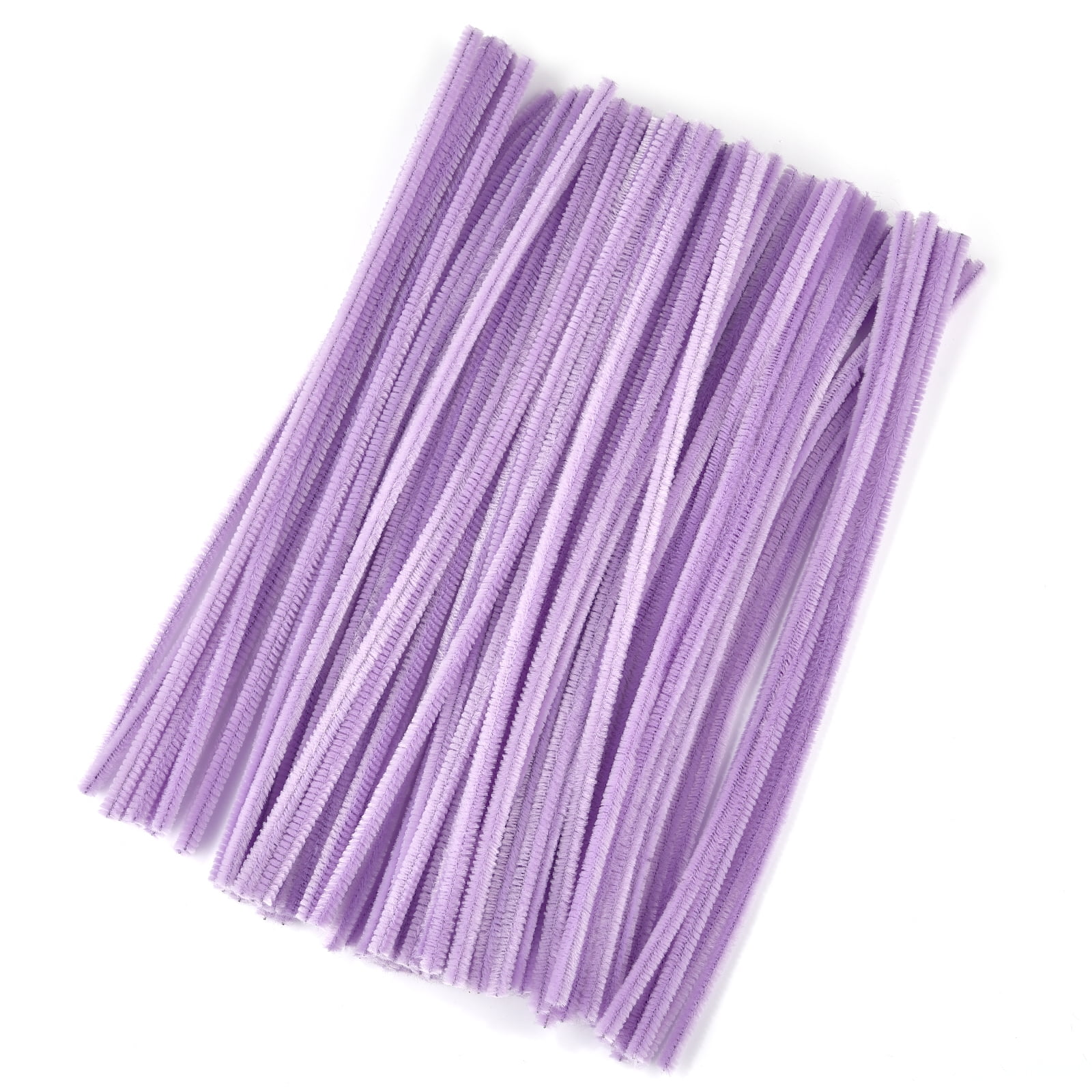 100pcs Chenille Stems Toys DIY Strips Twist Bar Anvil Wire Craft Pipe ...