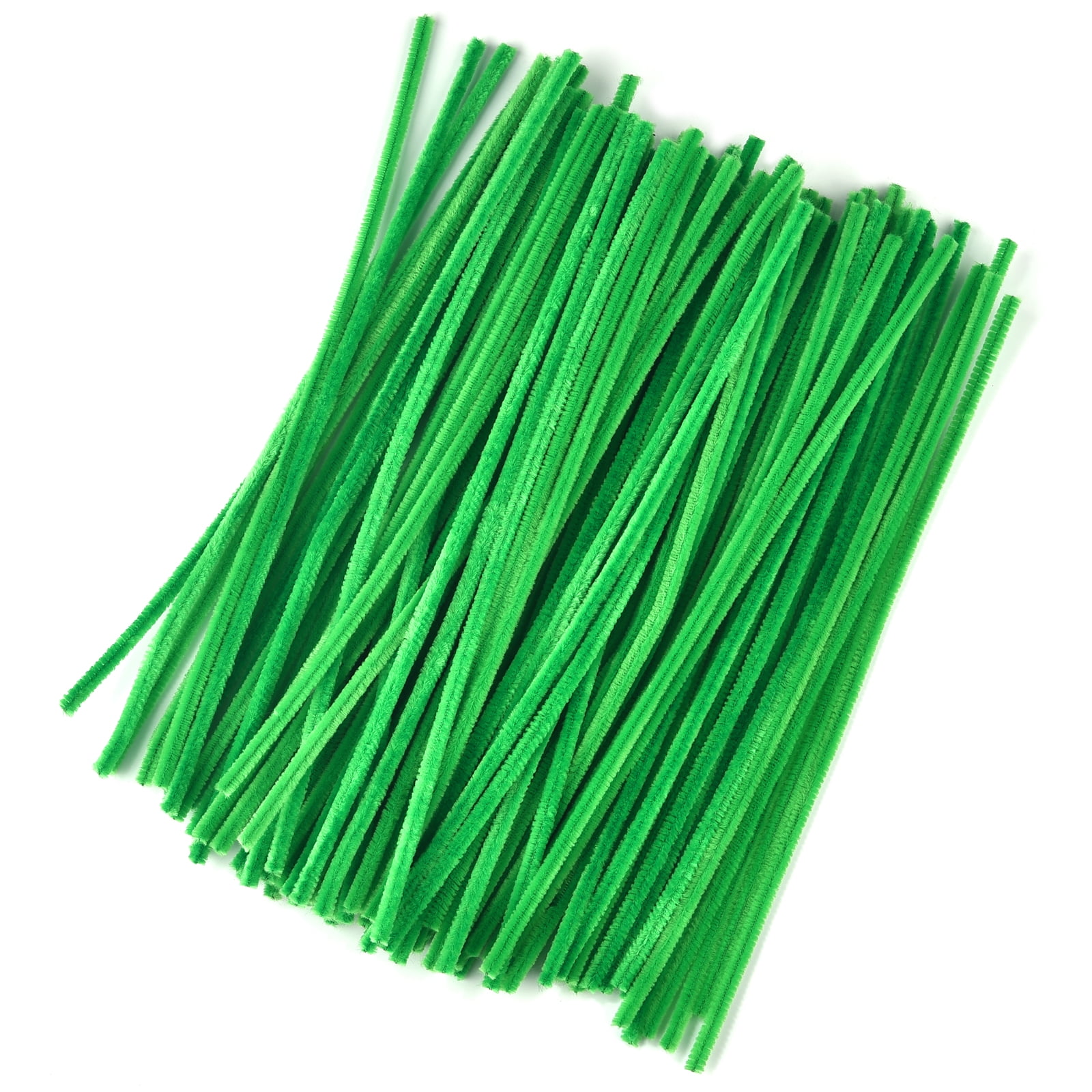 100pcs Chenille Stems Toys DIY Strips Twist Bar Anvil Wire Craft Pipe ...