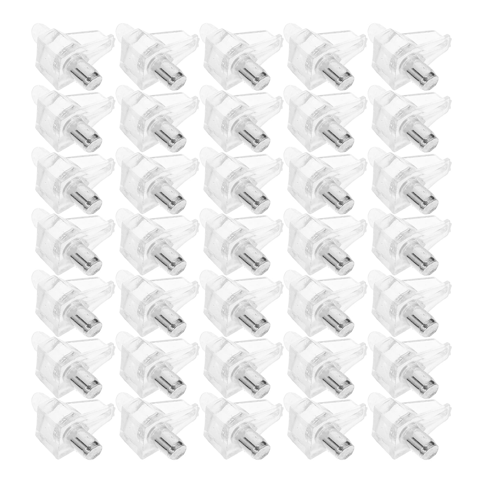 100pcs Clear Shelf Support Pegs for Wood Shelving Transparent Board ...