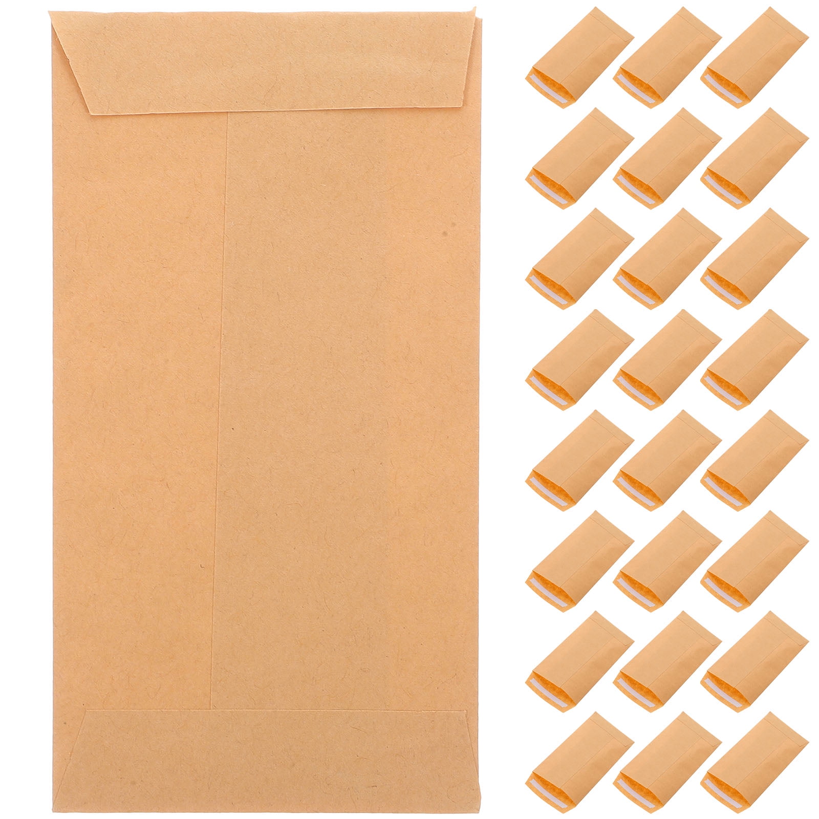 100pcs Coin Envelopes Kraft Envelopes for Money Keys Coins Trinkets ...