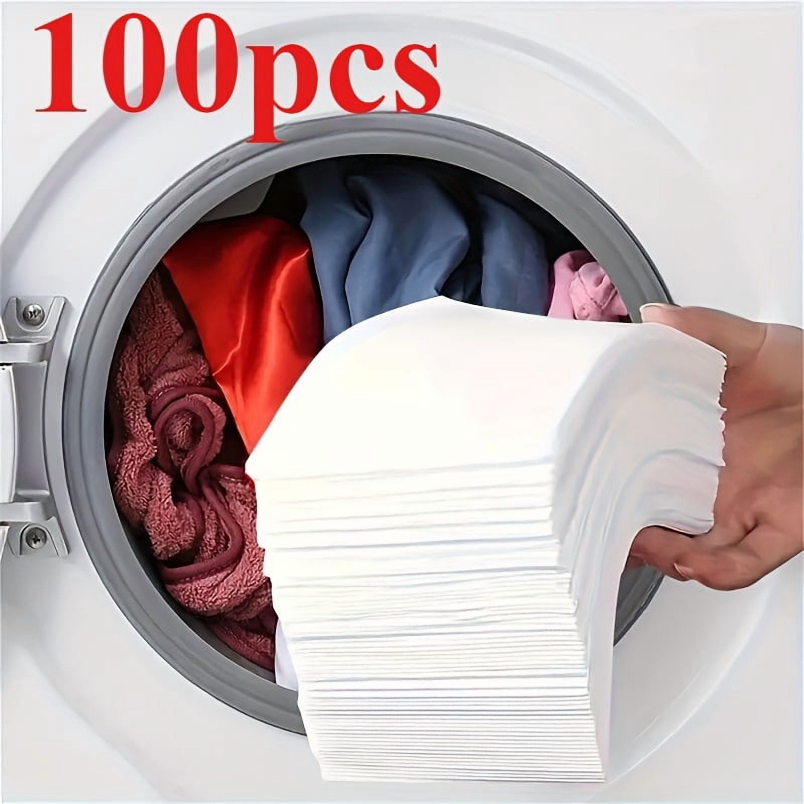 100pcs Color Capture Laundry Paper - Dye Capture and Anti-Transfer ...